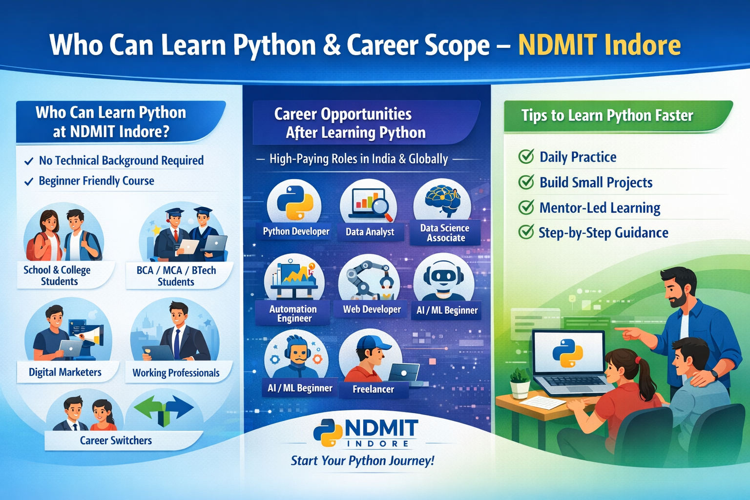 How to Learn Python in Indore for Data Science | NDMIT Indore